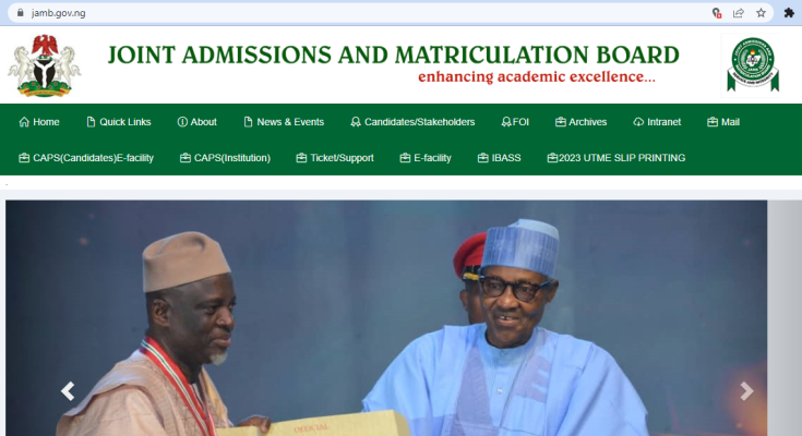 JAMB login 2023 in 2 seconds - Passbuttons