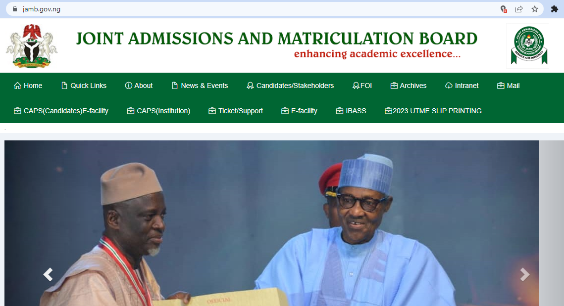 JAMB login 2023 in 2 seconds - Passbuttons