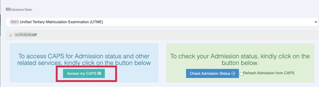 How to Check and Accept/Reject JAMB Admission on JAMB CAPS - Passbuttons